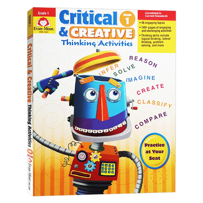 Evan-Moor-Critical-and-Creative-Thinking-Activities-Grade-1-Workbook ...