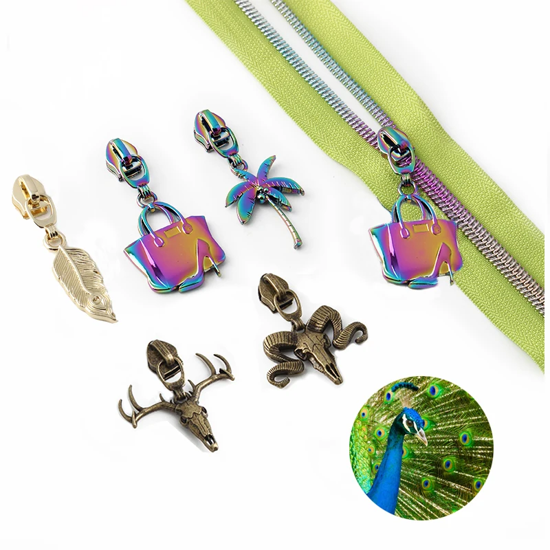 Fashion-5-Zipper-Slider-Head-For-Nylon-Zipper-Tape-Bag-Zipper-Slider ...