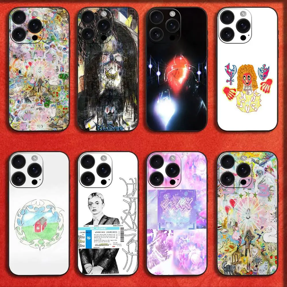 Rapper B-Bladee 333 Album Phone Case For iPhone 16,15,14,13,12,11,Pro ...