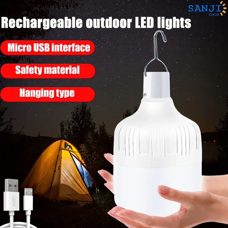 USB-Rechargeable-Bulb-LED-Outdoor-Emergency-Light-Camping-Fishing-BBQ ...