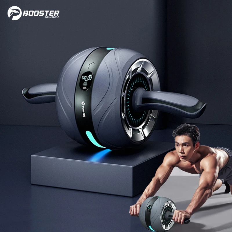 Booster-Abdominal-Wheel-Home-Gym-Roller-AB-Roller-Gymnastic-Wheel ...