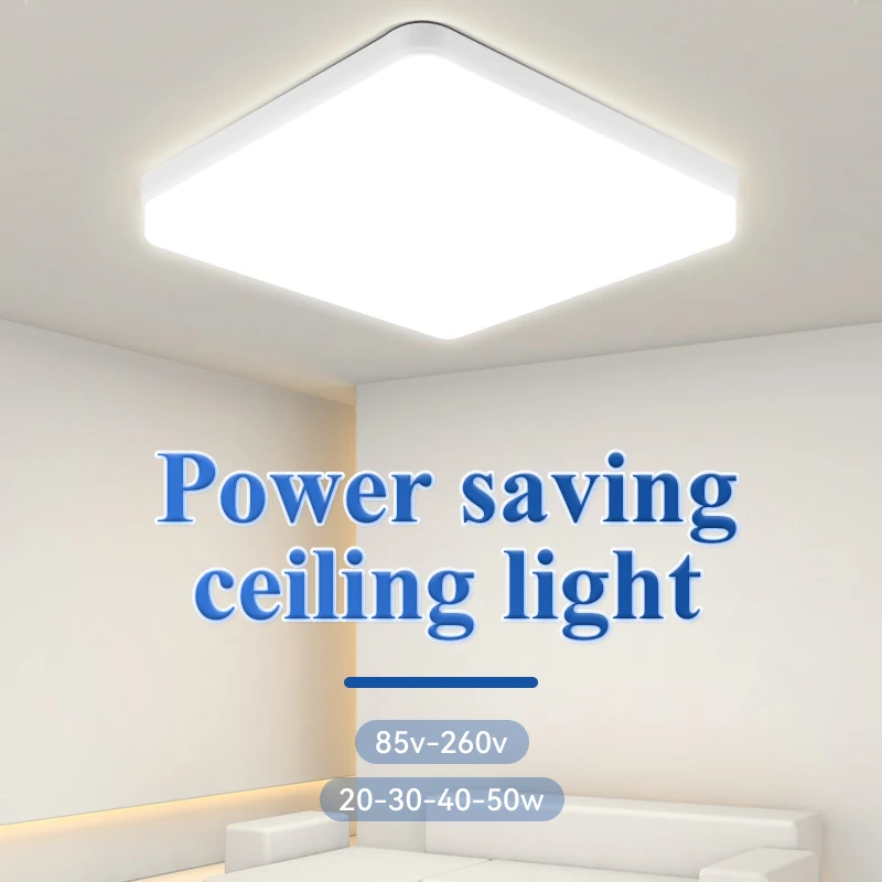 Modern-Ceiling-Lamp-Square-Ceil-Light-20-30-40-50W-LED-Light-110V-220V ...