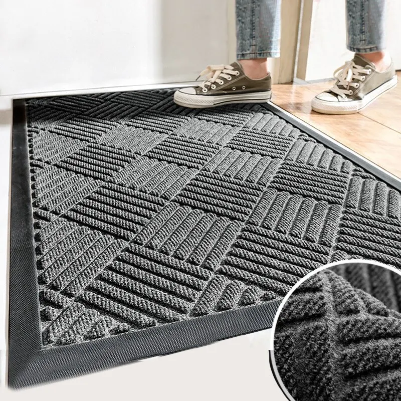 Rubber-Anti-slip-Mat-Outdoor-Indoor-Dirt-Trapper-Dust-Absorbent-Mat ...