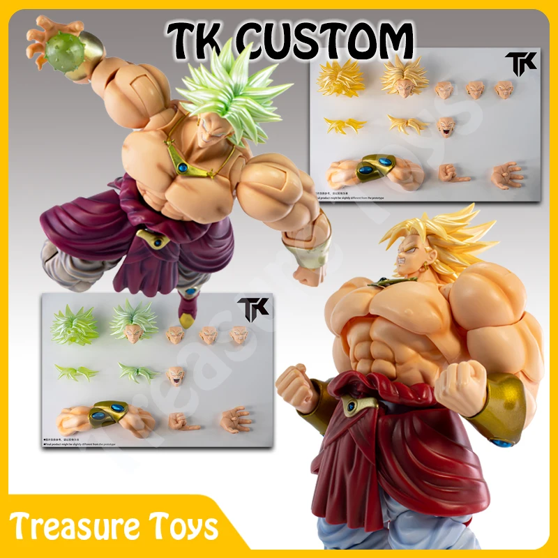 TK CUSTOM Dragon Ball Super Saiyan Broly Head Accessories Head Sculpt ...