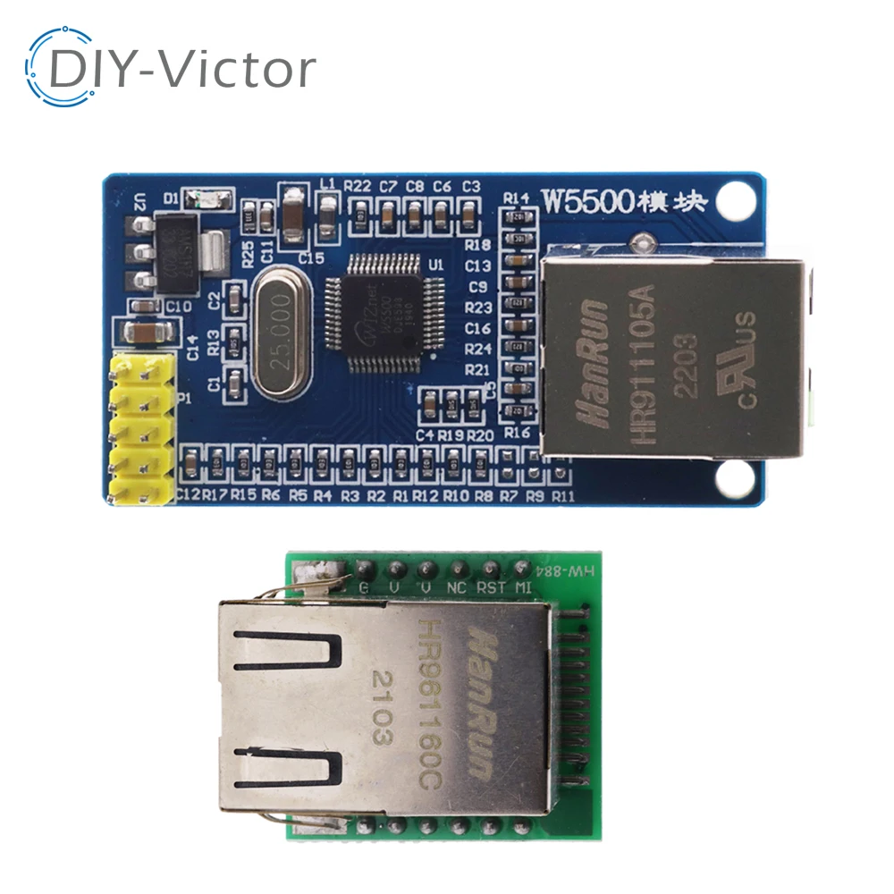 USR ES1 w5500 ethernet rede módulo de ferragem spi para lan/ethernet ...