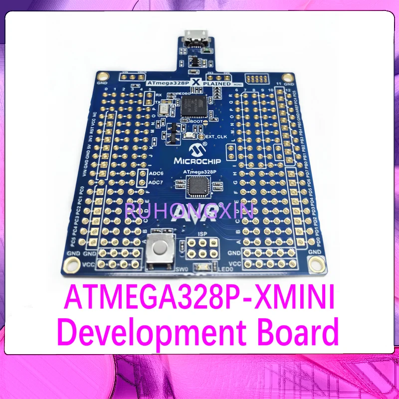 Atmega328p Xmini Xplained Mini Atmega328p Mu Microcontroller Development Board Png