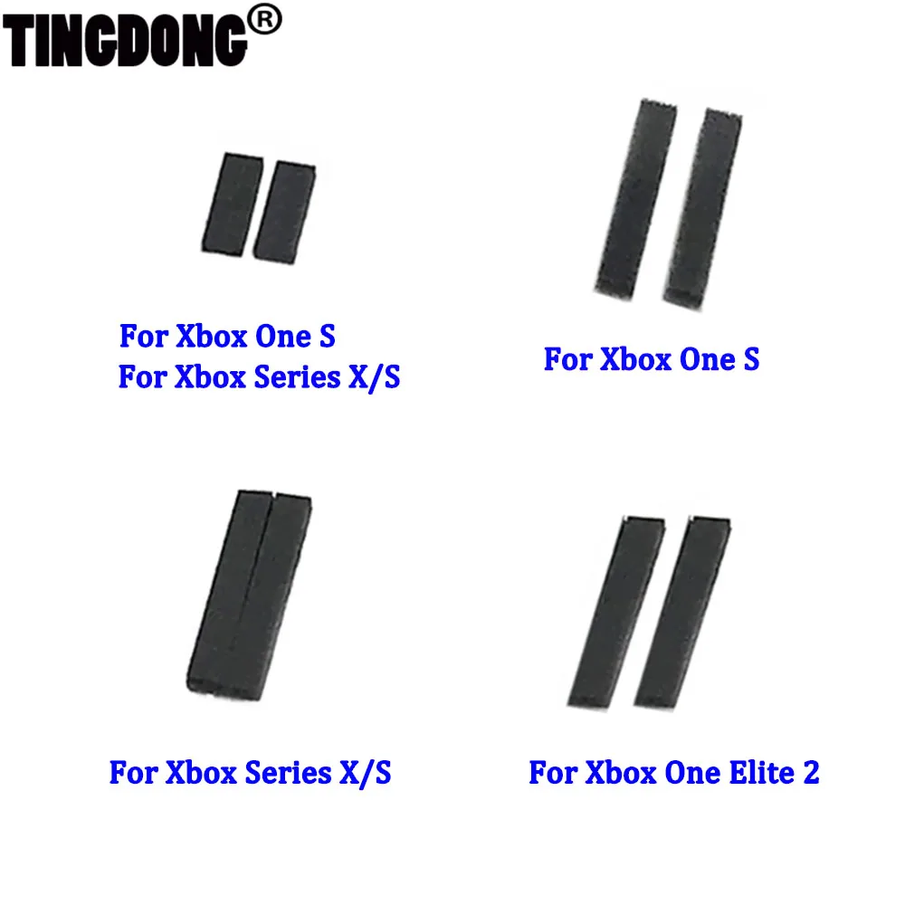 1Pair Shockproof pads for Xbox Series X/S Back Shell LT RT Rubber Pads ...