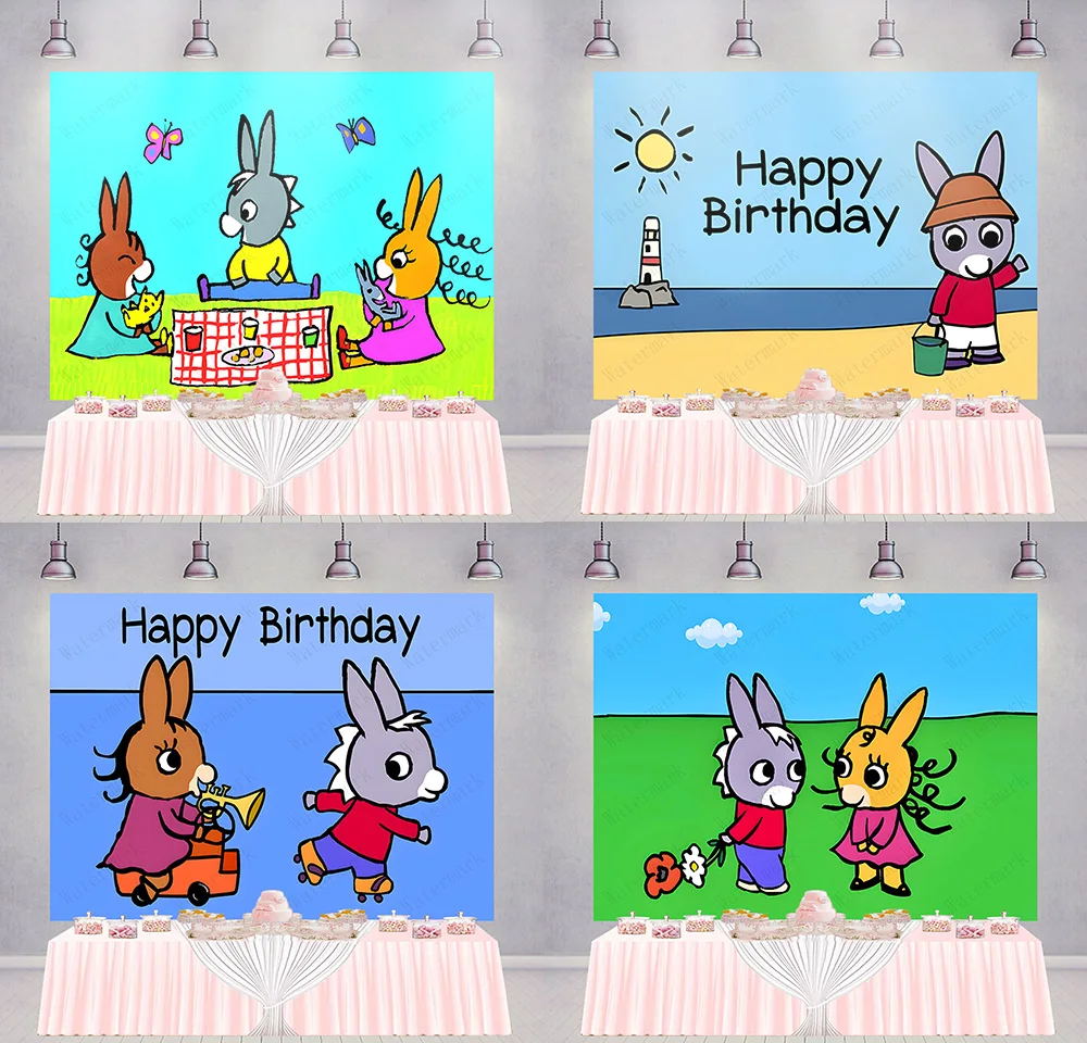 Lane Trotro Anime Child Backdrop Kids Birthday Party Baby Shower ...