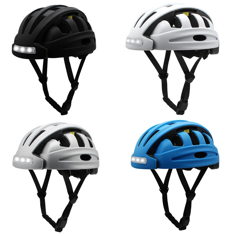 Lightweight Design Helmet Portable Folding Cycling Helmet One piece ...