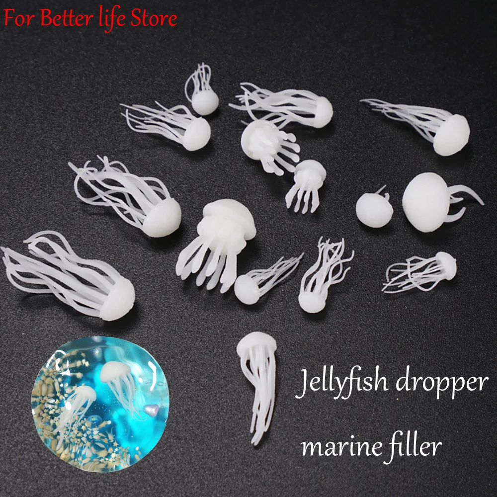 Mini-Jellyfish-Modeling-Epoxy-Resin-Mold-Crystal-Resin-Fillers-Ocean ...