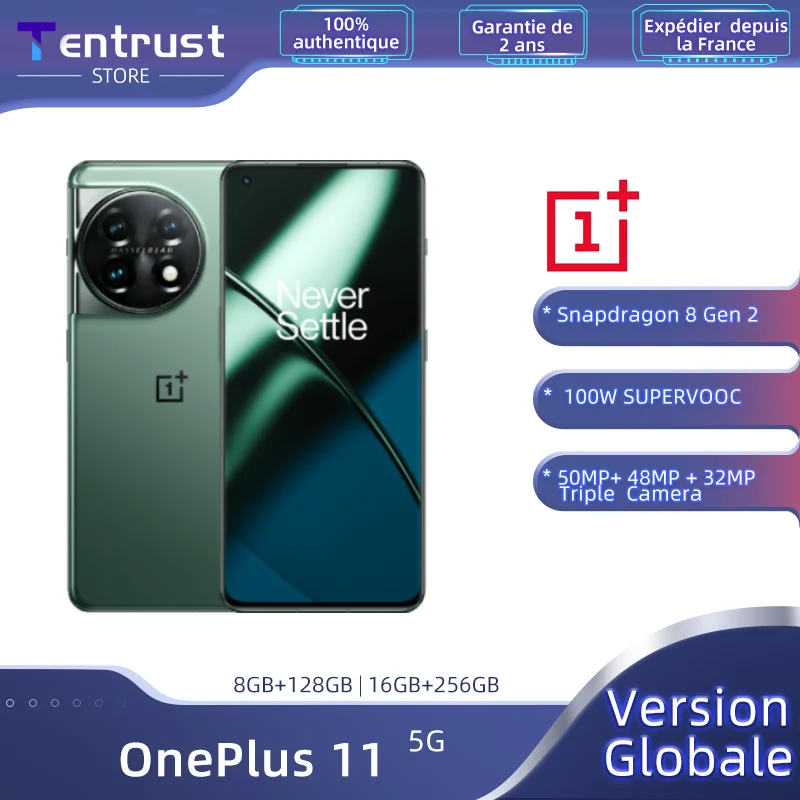 Versão global oneplus 11 5g smartphone snapdragon 8 gen 2 6.7 2k 120hz ...