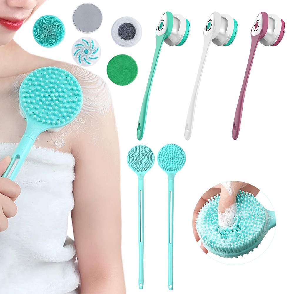 Electric-Back-Scrubber-Multifunctional-Spinning-Spa-Brush-Rechargeable ...
