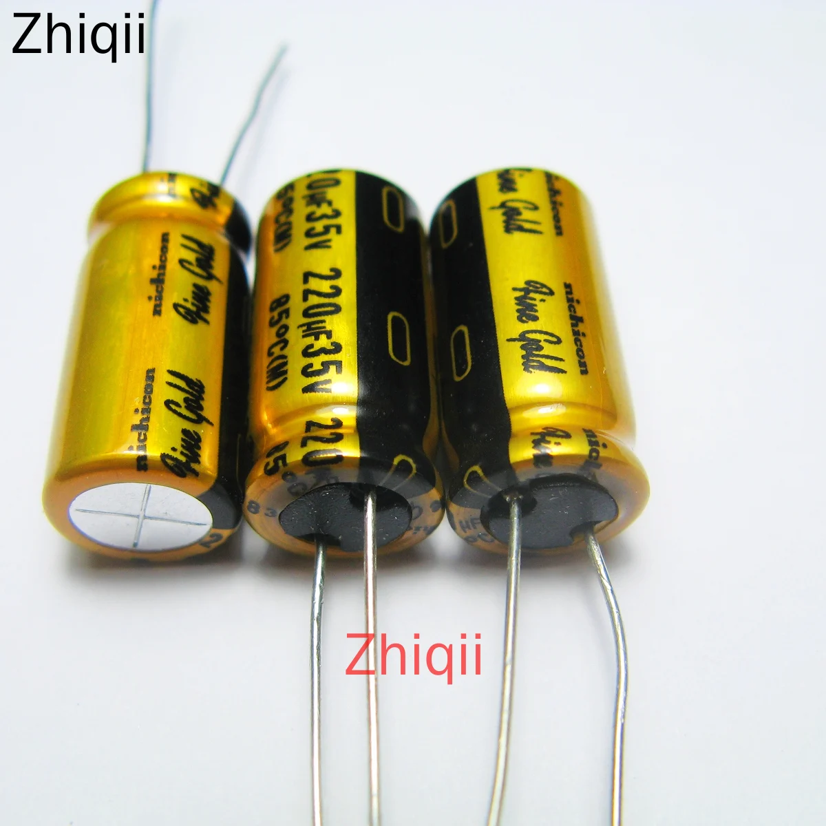 8pcs-lot-Nichicon-FG-fine-gold-series-220uF-35V-10-20mm-Original-new-35V220UF-Electrolytic ...