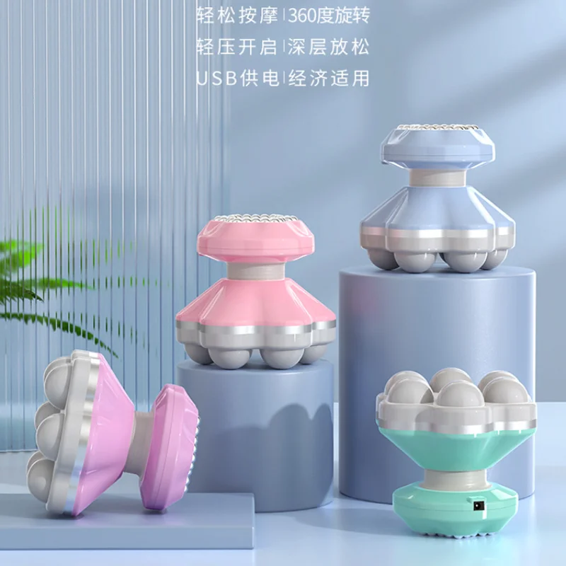 USB-Mini-Body-Massager-Multi-Function-Plastic-Triangle-Shape-Electric ...