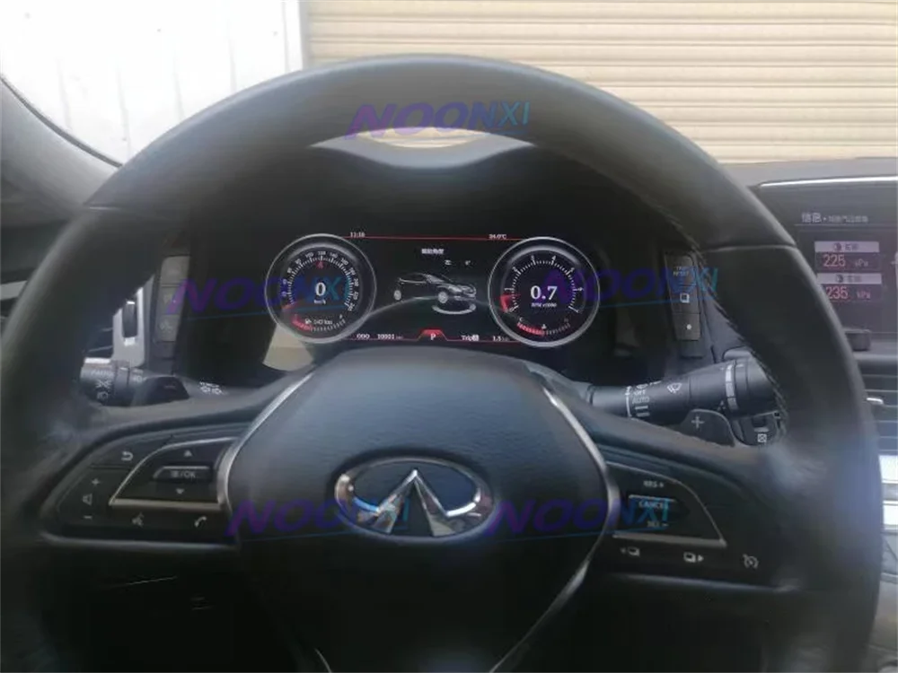 12,3 인치 인피니티 Q70 디지털 클러스터 가상 조종석 LCD 속도계 자동차, 디지털 대시보드 디스플레이 자동차 라디오 유닛 ...