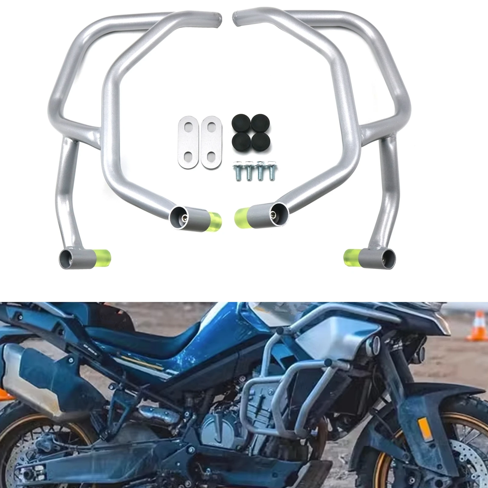 Motorcycle-Engine-Guard-Crash-Bar-Protector-Bumper-Motorbike-Kit-For ...
