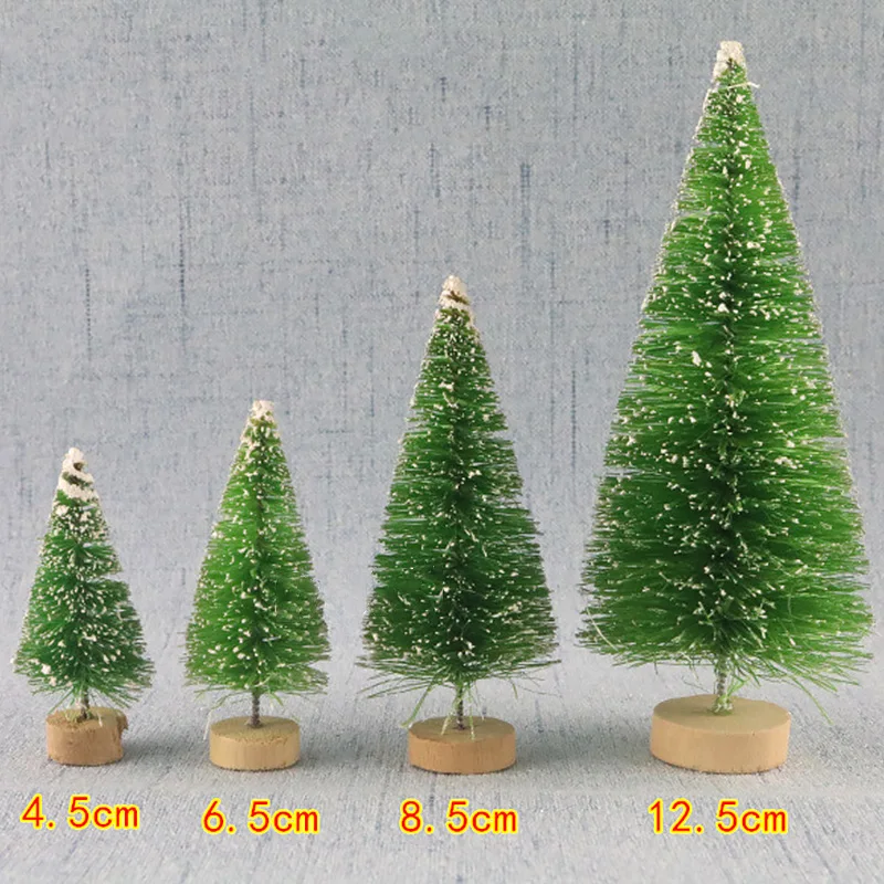 5pcs-Silk-Pine-Tree-Diy-Christmas-Decorations-Mini-Christmastree-For ...