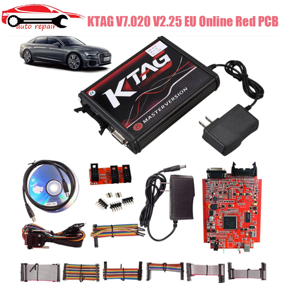 Online-Red-PCB-ECU-Programador-KTAG-Chip-Tuning-Ferramenta-de-Diagn ...