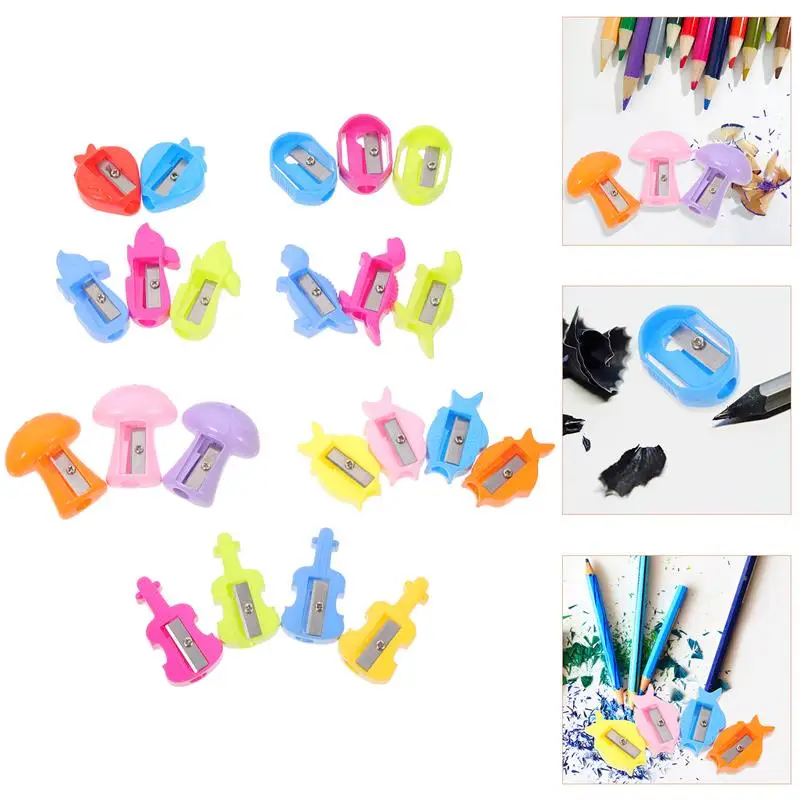 Manual Handheld Sharpeners 24 PCS Building Blocks Pencil Sharpeners ...