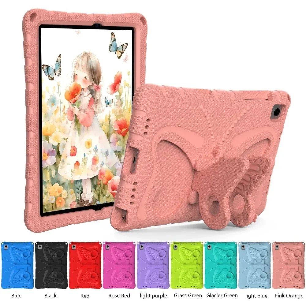 EVA Kids 3D Butterfly Tablet Case with Stand and Strap for RedMi Pad SE ...