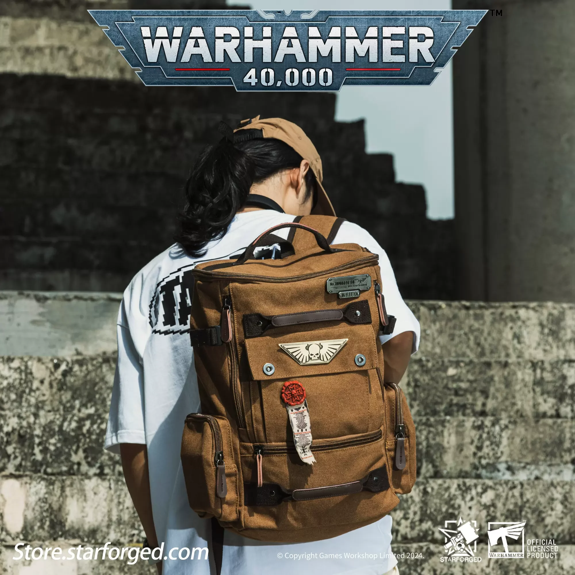 Space Marine Starforged Warhammer 40K Death Korps Of Krieg Backpack ...