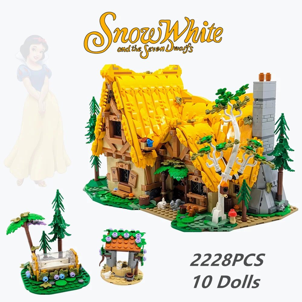 Miniso-Disney-Snow-White-Sleeping-Princess-Prince-Seven-Dwarfs-House ...