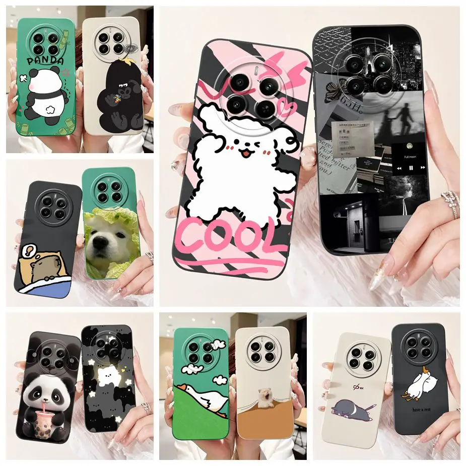 For Realme 12 Pro Plus Case RMX3840 Cute Cartoon Cover Soft Silicone ...