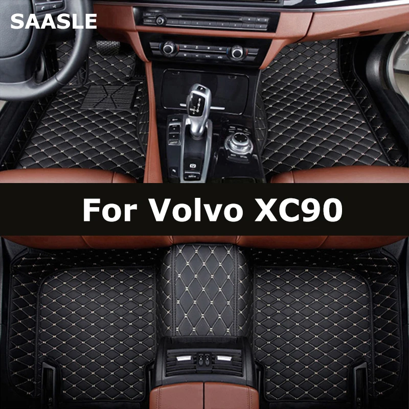 SAASLE-Custom-Car-Floor-Mats-For-Volvo-XC90-Auto-Carpets-Foot-Coche ...
