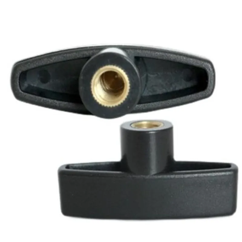2pcs M6 M8 M10 65# t type Plum Bakelite Hand Tighten Nuts Handle Thread ...
