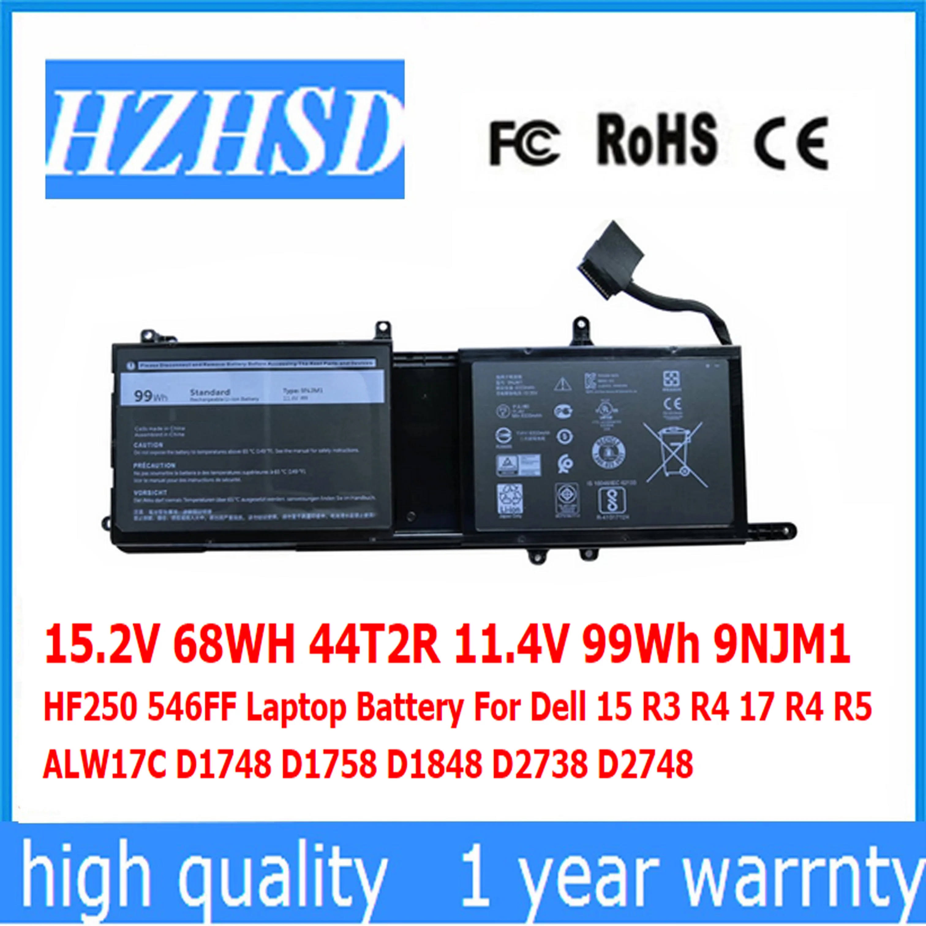 15-2V-68WH-44T2R-11-4V-99Wh-9NJM1-HF250-546FF-Laptop-Battery-For-Dell ...