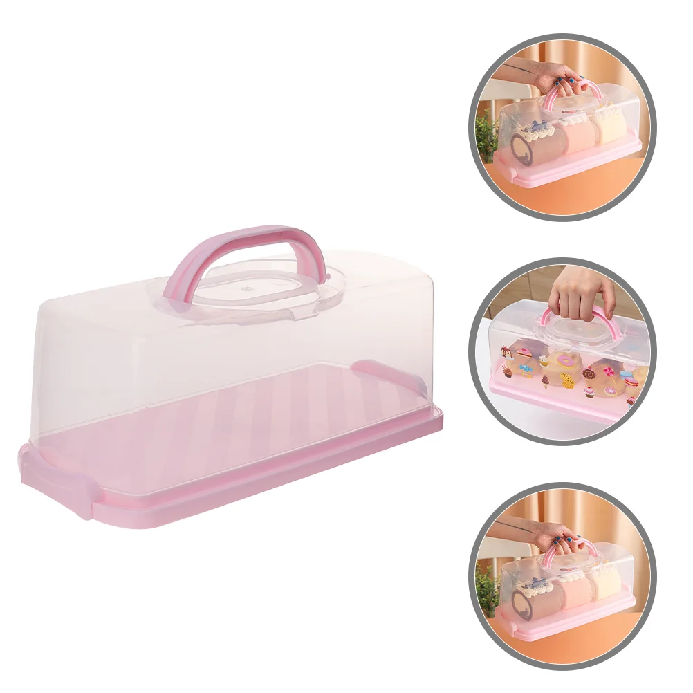 Bakery-Boxes-Loaf-Bread-Plastic-Cakes-Storage-Container-Saver-Airtight ...
