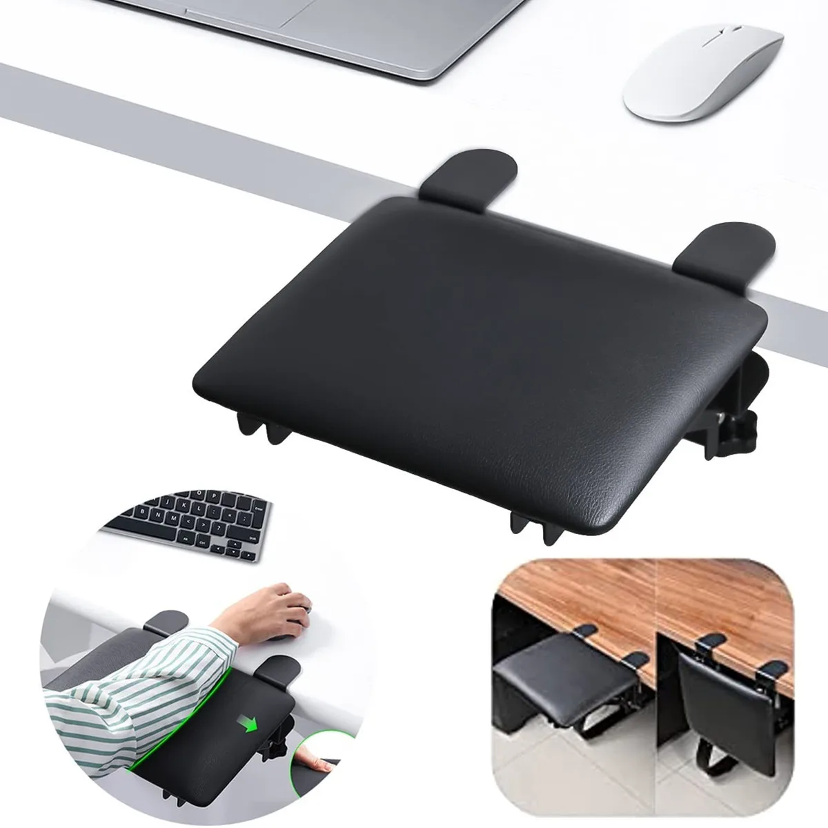 Foldable-Arm-Rest-for-Desk-Extender-Tray-Adjustable-Arm-Support-Relieve ...