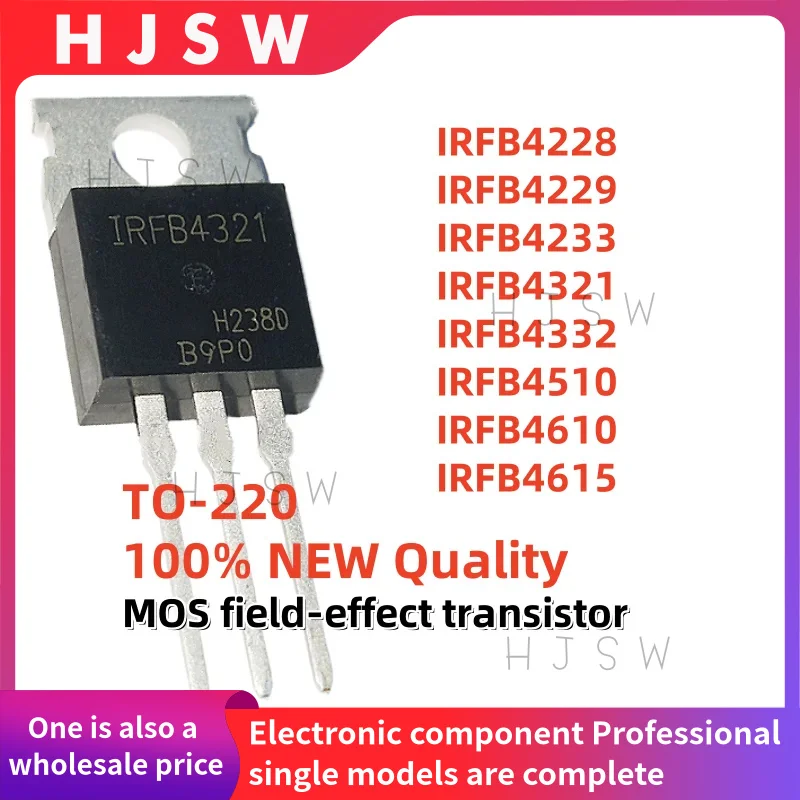 10 Uds 100% nueva calidad IRFB4228 IRFB4229 IRFB4233 IRFB4321 IRFB4332 ...