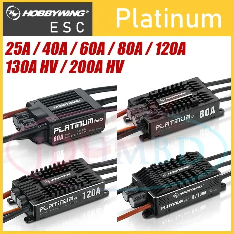 Original-Hobbywing-Platinum-HV-Pro-25A-40A-60A-80A-120A-130A-130A-150A ...