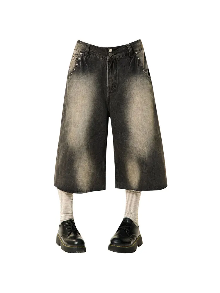 Summer-Women-Dark-Academia-Y2k-Japanese-Jorts-Streetwear-Knee-Length ...