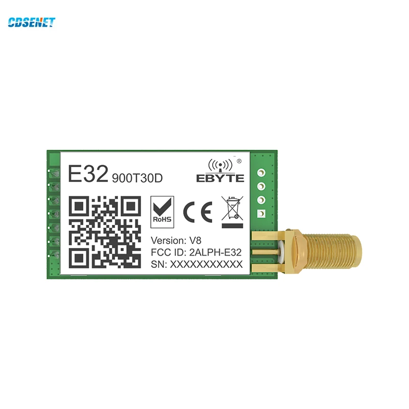 Long-Range-LoRa-915MHz-RF-Module-CDEBYTE-E32-900T30D-1W-915-MHz ...