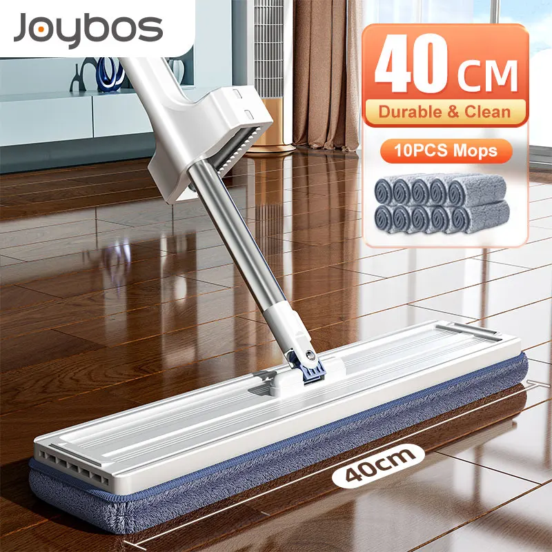 JOYBOS-Enlarged-Floor-Mop-Hand-Washing-Free-Lazy-Mop-Self-Wring-Squeeze ...