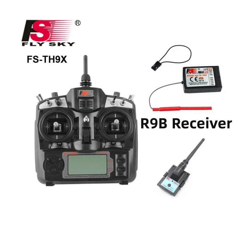 Flysky-FS-TH9B-FS-TH9X-B-2-4G-9CH-Radio-Control-Transmitter-TX-System-W ...