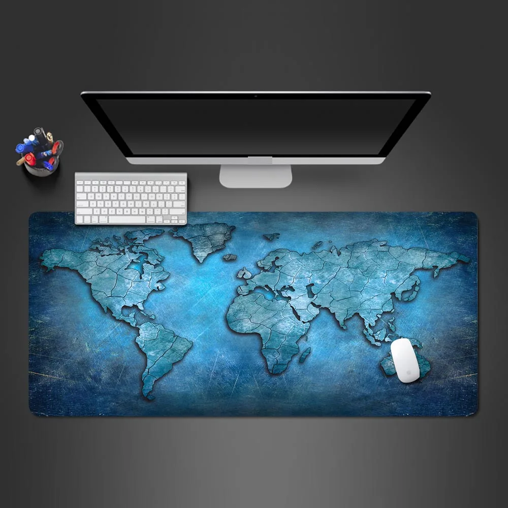 Mairuige-World-Map-Gaming-Mouse-Pad-with-Stitched-Edges-Non-Slip-Rubber ...