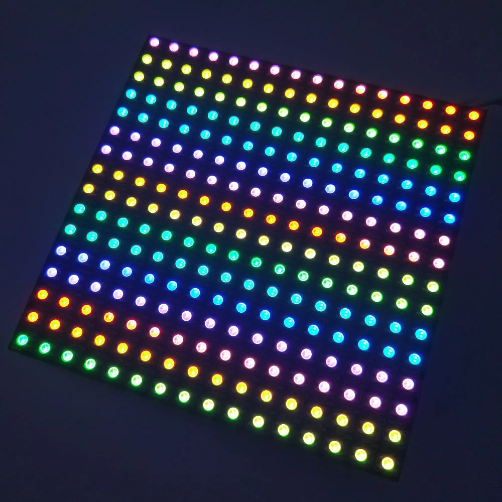 Ws2812b 디지털 Led 유연한 개별적으로 다룰 수 있는 패널 1 ~ 5 개 Ws2812 8x8 16x16
