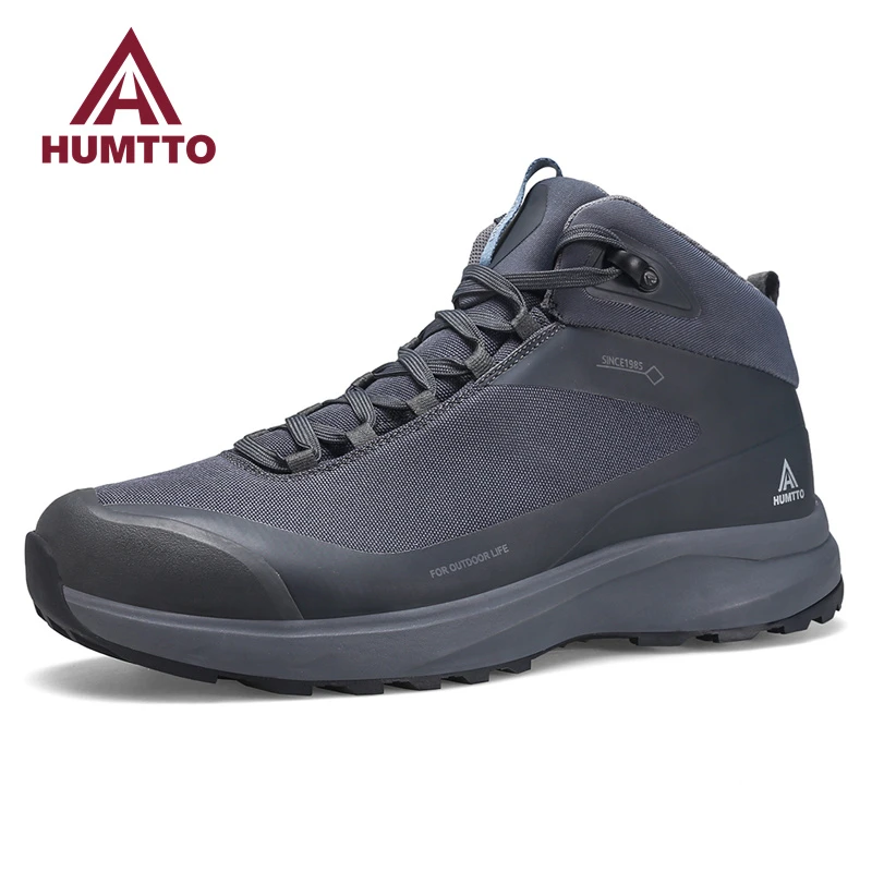 HUMTTO Waterproof Ankle Boots Platform Luxury Designer Mens Shoes ...