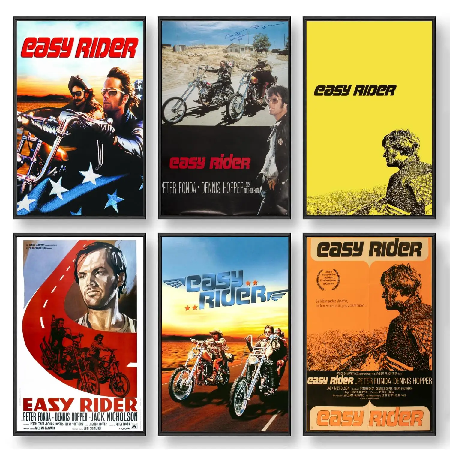Easy-Rider-Poster-Decorative-Painting-Canvas-Poster-Wall-Art-Living ...