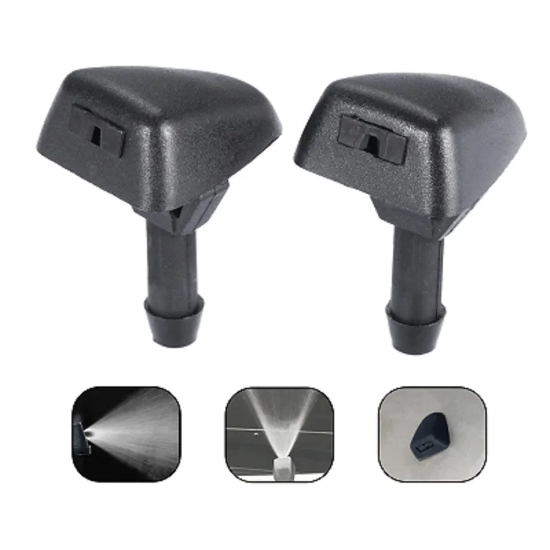 2-Pcs-ABS-Plastic-Front-Windshield-Wiper-Washer-Jet-Nozzle-For-Volvo ...