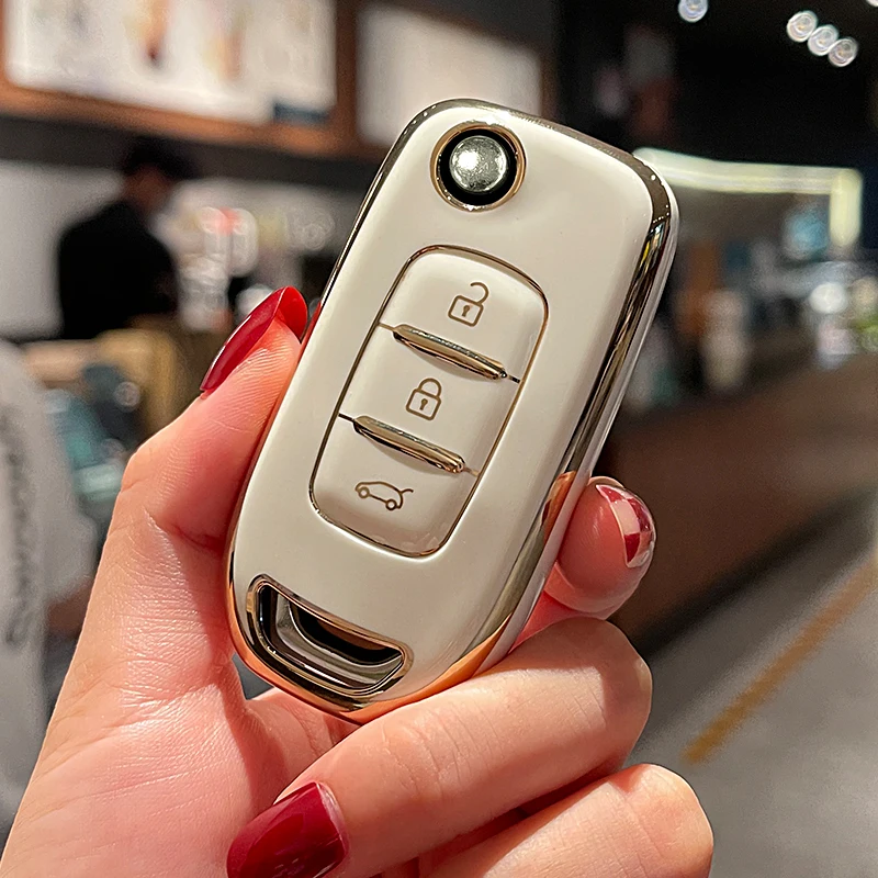 TPU-Car-Flip-Key-Case-Cover-Shell-For-Renault-Kwid-2023-Kadjar-Captur ...