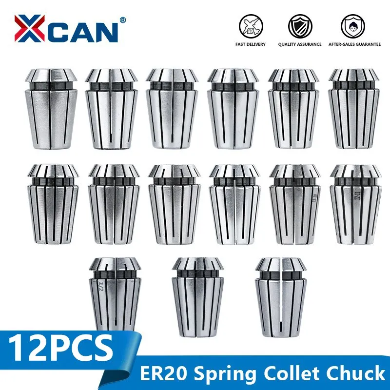 XCAN-ER20-Spring-Collet-Chuck-1-12mm-CNC-Router-Spring-Chuck-for ...