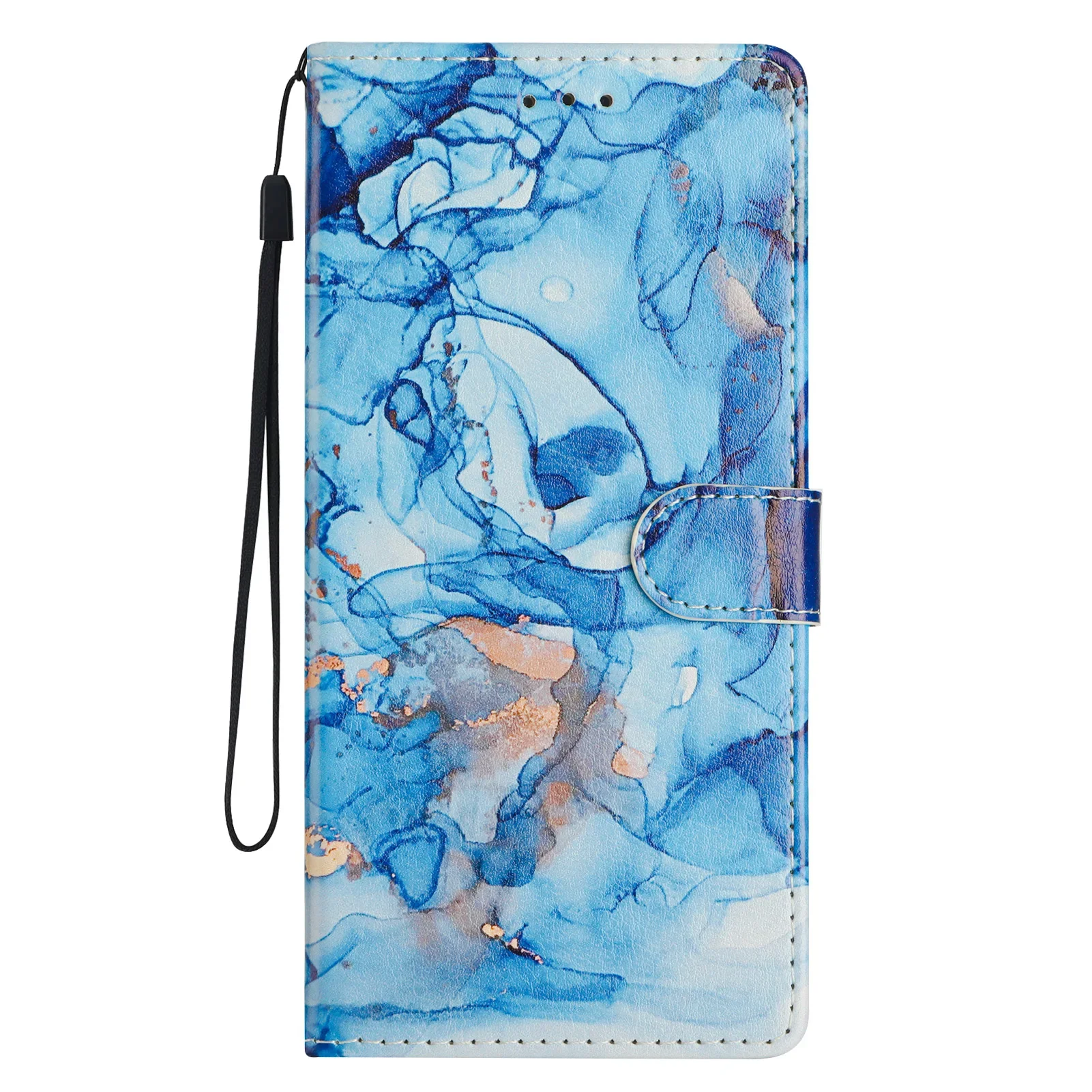 3D Butterfly Flower Leather Flip Phone Case Cover for A35 (8)