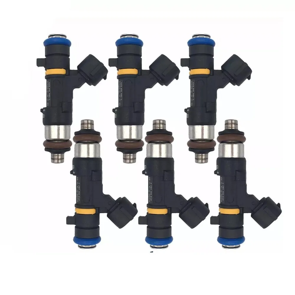 6PCS 16600-CD700 new Fuel Injector for Nissan Infiniti FX35 G35 M35 Q60 ...
