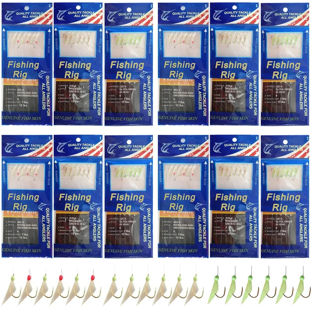 200Packs-Fishing-Lure-Rigs-Bait-Jigs-Hooks-Fishing-Bait-Rigs-With ...