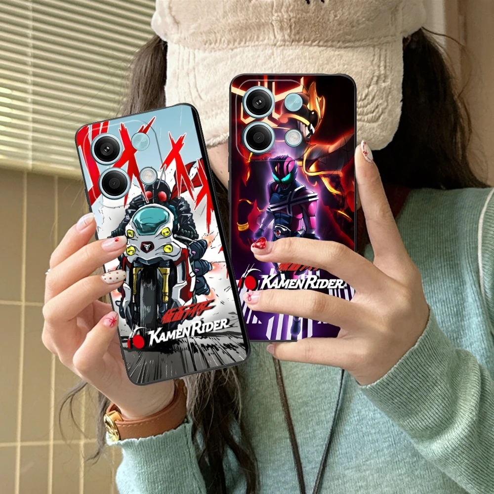 Anime-Kamen-Rider-Mobile-Cell-Phone-Case-for-Xiaomi-Redmi-Note-13-12-11 ...
