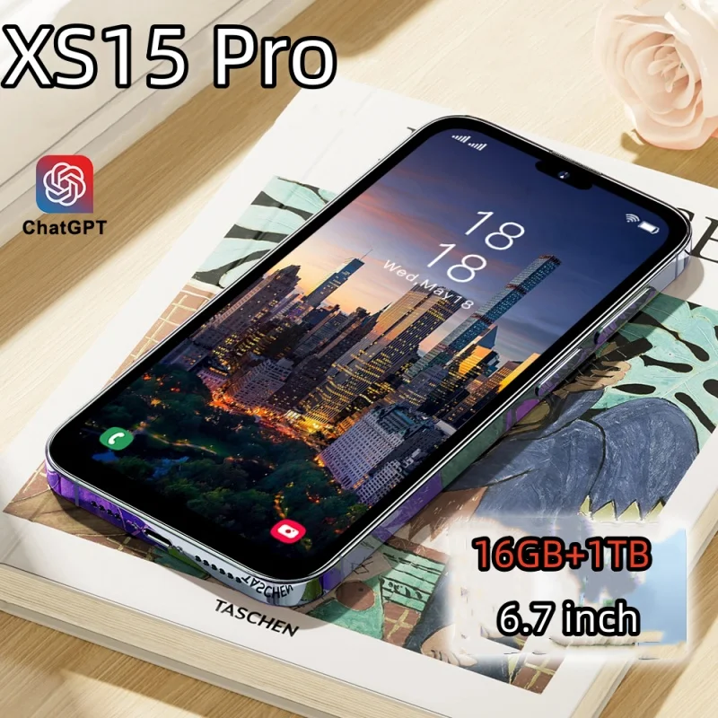Tel-fono-Inteligente-XS15-Pro-16GB-1TB-pantalla-completa-de-6-8 ...
